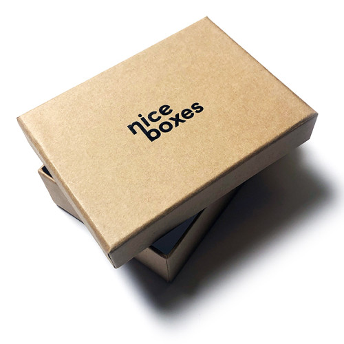 Brilliance eske med lokk 112x82x32 mm naturlig brun